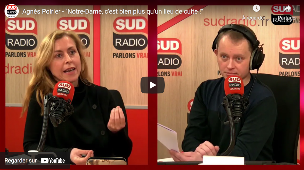 Agnès Poirier : “Notre-Dame, c’est bien plus qu’un lieu de culte ...